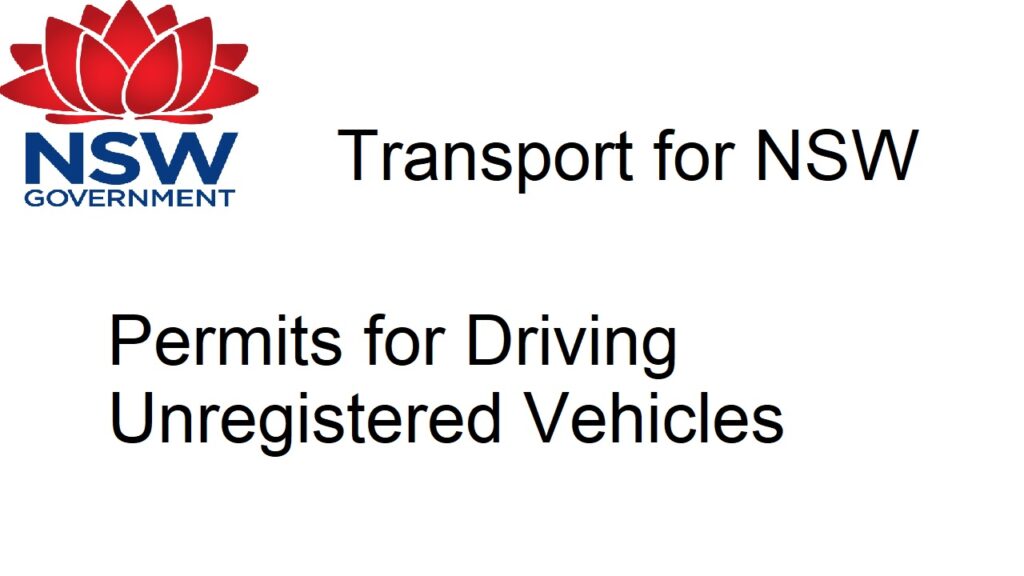 Permit for unregistered vehicles - Licensed Certifiers Association